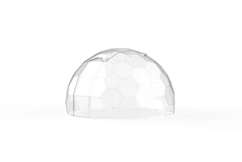 GeoDomeX Clear DIY Self Build Outdoor Geodesic Dome Room Garden Igloo ...